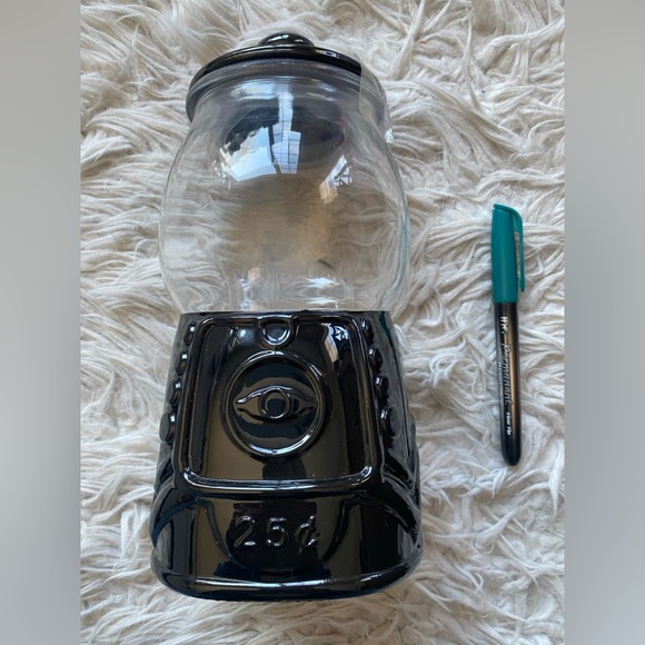 Other | New Decorative Glass Gum Ball Machine See Sharpie For Scale ...